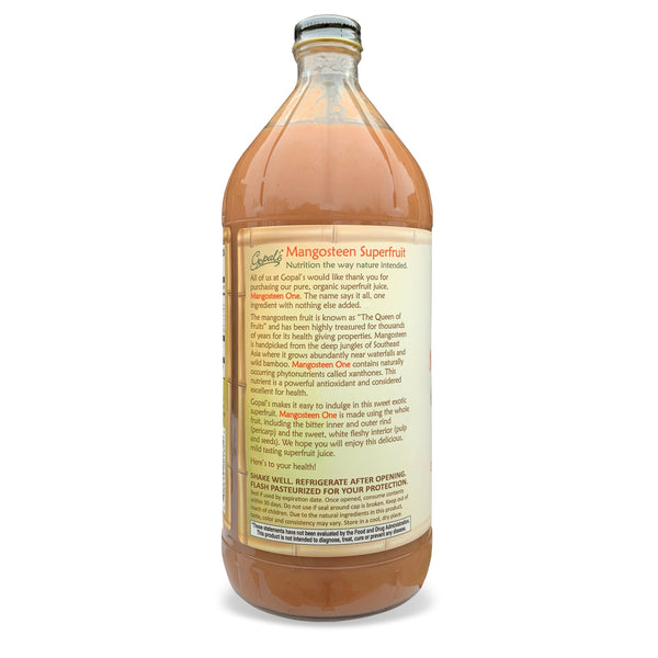 Mangosteen One - 100% Pure Certified Organic Superfruit Juice ...